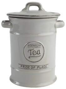 Keramická dóza na čaj Pride of Place šedá