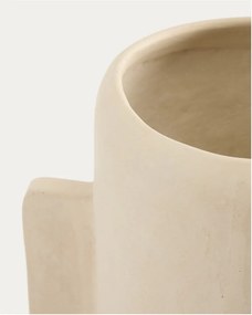 Krémová váza z papírmaše (výška 38 cm) Mireni – Kave Home