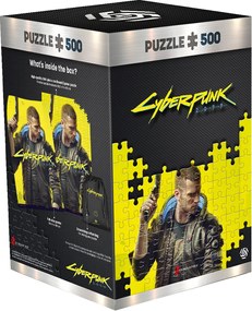 Good loot puzzle cyberpunk 2077 - keyart male v (muž) 500 dílků