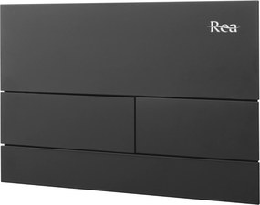 Rea Rea, Podomítkový WC systém K011A-Q + tlačítka T Black, KPL-E0056