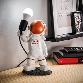 Stolní lampa Astronaut bronzová/bílá