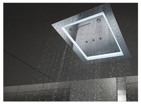 Grohe Rainshower F-Series 40 &quot;AquaSymphony - Stropní sprcha 6+ proudů s osvětlením, chrom 26373001