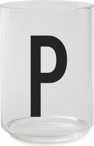 Skleněný pohár AJ písmeno P