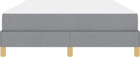 Postel s boxspringem s matrací Světle šedá 140 x 200 cm textil 3398570