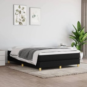 Rám postele s boxspringem černý 140 x 190 cm textil 3120608