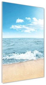 Wallmuralia Vertikální Foto obraz sklo tvrzené Pláž a moře 50x100