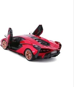 Bburago Plus Lamborghini Sian FKP37 - Red / měřítko 1:24
