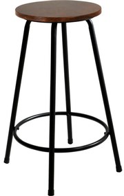 Dřevěná stolička Walnutt, 48 x 48 x 68 cm