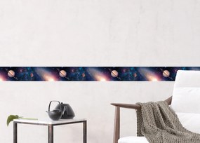 Samolepící bordura na zeď Vesmír | 5 m x 13.8 cm | DWB8218