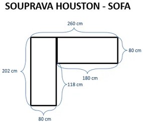 Rojaplast HOUSTON ratanová souprava