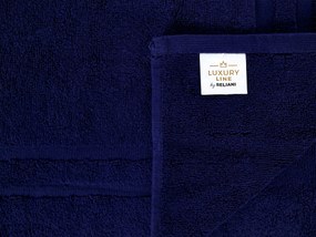 Sada 9 bavlněných froté ručníků modré ATIU Beliani