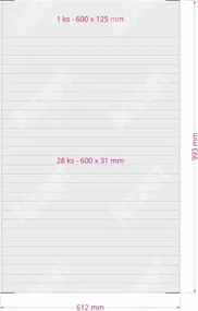 ACCEPT Hlavní orientační tabule ACS 001 (612 x 993 mm) - stříbrná tabule