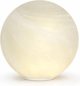 3D LED svítící koule bílá Odina 25 cm, matná, IP20 interiér