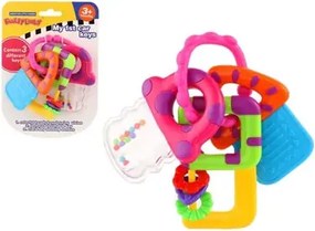 TEDDIES Chrastítko a kousátko klíče / Chrastítko / Plast / od 3 měsíců