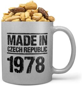 Hrnek Made In (rok: 1978, Náplň hrníčku: Směs slaných oříšků)