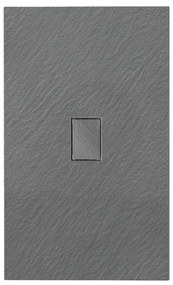 BPS-koupelny Obdélníková akrylátová sprchová vanička HYD-OSV-JUKO 120x100 šedá