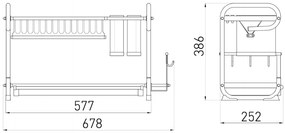 In-Design Odkapávač volně stojící A0460D