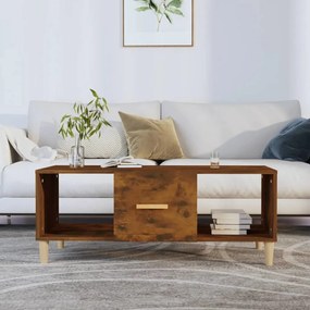 vidaXL Konferenční stolek 102 x 50 x 40 cm kompozitní dřevo [812690] Barva: kouřový dub