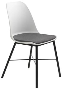 OnaDnes -20% Bílá plastová jídelní židle Unique Furniture Whistler