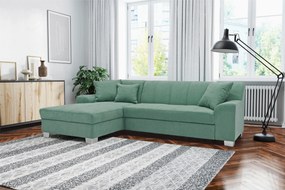 XXXLutz ROHOVÁ SEDAČKA, textil, mátově zelená MID.YOU - Sedací soupravy - 001776008306