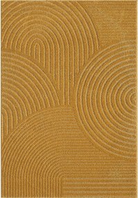 Okrově žlutý koberec 200x290 cm Whirl – ESTE