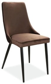 Jídelní židle Polly (hnědá + černá). 1050717