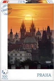 DINO Puzzle Praha Stověžatá / 500 dílků