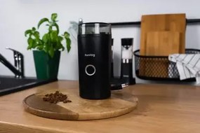 Huslog elektrický mlýnek na kávu černá / 180 W / až 70 g kávových zrn