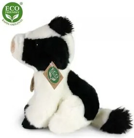 RAPPA Plyšová kráva sedící 18 cm / ECO-FRIENDLY / od 0 měsíců