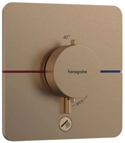 Hansgrohe ShowerSelect Comfort - Termostatická baterie pod omítku, kartáčovaný bronz 15589140