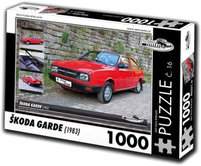 Puzzle retro-auta puzzle č. 16 škoda garde (1983) 1000 dílků
