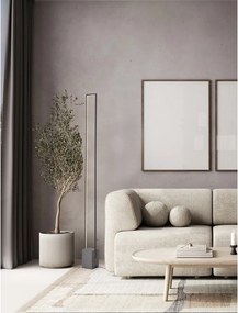 Černá LED stojací lampa (výška 161 cm) Lithos – Nova Luce