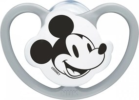 Dudlík NUK Perfect Match Air Disney Mickey Mouse 0-6 měsíců grey, vel. 0-6 m