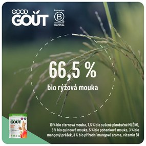 Good Gout BIO Mangové polštářky (50 g)