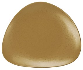 Kameninový talíř 23x27,5 cm CUBA OCRA ASA Selection - okrový