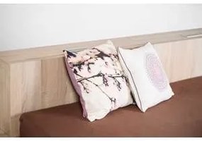 AHORN Dvoulůžková postel Tropea s úložným boxem za hlavou ROZMĚR: 140 x 200 cm