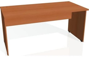 Kancelářský psací stůl GS 1600 rovný - třešeň