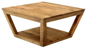 Indický nábytek - Konferenční stolek Hina 80x40x80 z mangového dreva Mango natural
