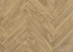 Breno PVC SLIMTEX Laurel Oak 316M - světle hnědé parkety, šíře 100 cm