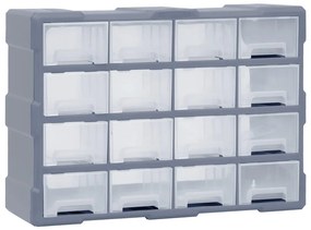 Organizér se 16 středními zásuvkami 52 x 16 x 37 cm 149602