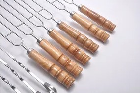 UG Grill Sada nerezových vidlic a špízů 10ks