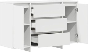 Servírovací skříň Bílá 120 x 41 x 75 cm kompozitní dřevo 3333906