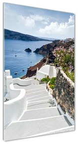 Wallmuralia Vertikální Foto obraz skleněný svislý Santorini Řecko 50x100