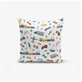 Dětský povlak na polštář Child Vehicles - Minimalist Cushion Covers