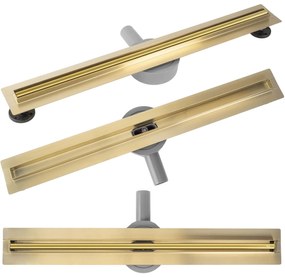 Odtokový žlab REA NEOX SLIM PRO 100 cm, zlatý