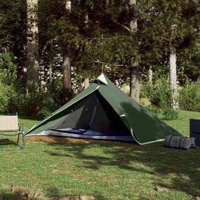 vidaXL Zavěšený stan tipi pro 1 osobu nepromokavý [94383] Barva: Zelená