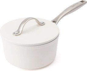 Elmich Nepřilnavý keramický rendlík Zen Ø 16 cm - krémově bílá