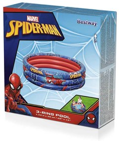 BESTWAY dětský nafukovací bazén Marvel Spider-Man II 122x30 cm modrá