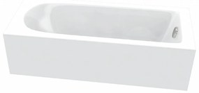 Vima ANSE - akrylátová vana 160x70 cm, s nohama, bílá 710