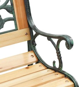 Zahradní lavice 2 -Seater 116 x 54 x 73 cm dřevo Hnědá 319570